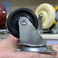 China Solid Core Wheel Nylon Casters Plate Mounting Type American Style Heavy Duty Casters Ideal Industrial Applications for sale