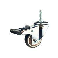 China 55KG Loaded Capacity Nylon Casters Set of 4 American Type Heavy Duty Durable Wheels Perfect for Equipment and Machinery for sale