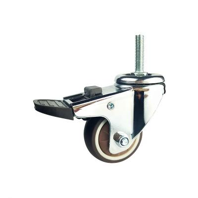 China 55KG Loaded Capacity Nylon Casters Set of 4 American Type Heavy Duty Durable Wheels Perfect for Equipment and Machinery for sale
