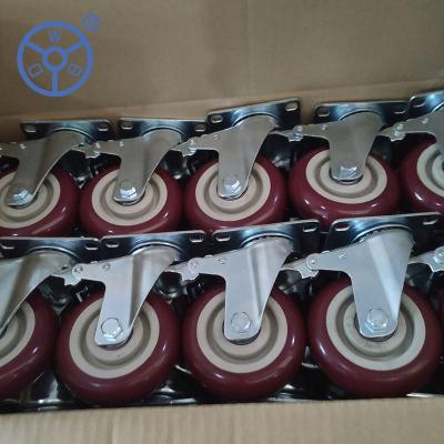 China 65mm Wheel Size Casters Offering 2 Wheel Width Ideal for Material Handling Equipment and Industrial Transport Solutions for sale
