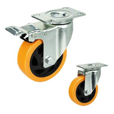 China 90KG Loading 4 Inch Medium Duty Casters for sale