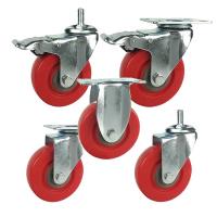 China 3 Inch PP Core 80kg Loading Medium Duty Casters For Trolleys for sale