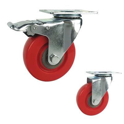 China 3 Inch PP Core 80kg Loading Medium Duty Casters For Trolleys for sale