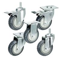 China Top Plate Swivel Radius of 3-1/2 Inch Medium-load Casters for Medium Loads Heavy-duty Design for sale