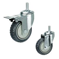 China Top Plate Swivel Radius of 3-1/2 Inch Medium-load Casters for Medium Loads Heavy-duty Design for sale