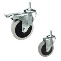 China 220lbs Loading Industrial Trolley Wheels , PP 5 Inch Trolley Wheels for sale