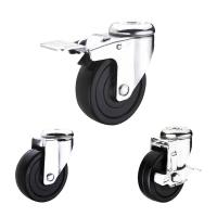 China 3 Inch 154lbs Capacity Medium Duty Casters With Delrin Bearing for sale