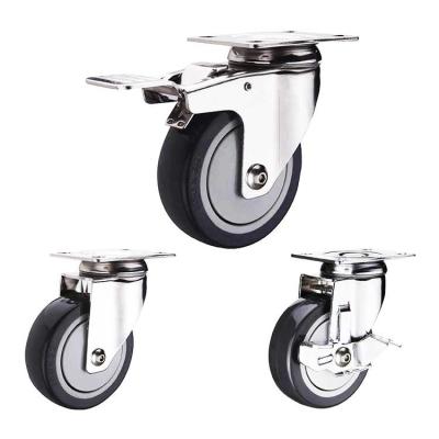China 300lbs 5 Inch Polyurethane Wheels for sale