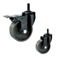 China 4inch Black 100kg Loading Medium Duty Casters For Living Room Tables for sale
