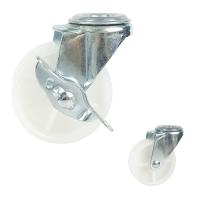 China 50mm Plastic Swivel Caster Wheels , Zinc Plated Solid Caster Wheels for sale