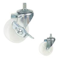 China 50mm Plastic Swivel Caster Wheels , Zinc Plated Solid Caster Wheels for sale