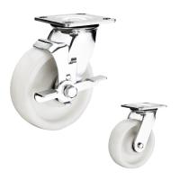 China 150mm 500kg Capacity PA Heavy Duty Casters With Lock for sale