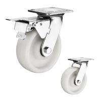 China 150mm 500kg Capacity PA Heavy Duty Casters With Lock for sale