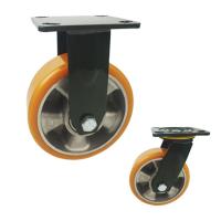 China 880lbs Capacity 8 X 2 Caster Wheel , Wearable Aluminum Caster Wheels for sale