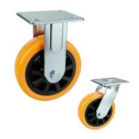 China PVC 100x50mm Heavy Duty Swivel Caster Wheels For Industrial for sale