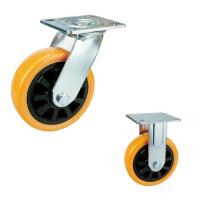 China PVC 100x50mm Heavy Duty Swivel Caster Wheels For Industrial for sale