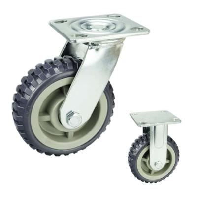 China 150mm 280kg Loading Heavy Duty Casters With Brake for sale