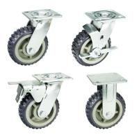 China 150mm 280kg Loading Heavy Duty Casters With Brake for sale