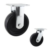 China 150mm PP Heavy Duty Plate Casters 400kg Loading Swivel For Sale for sale