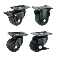 China 50mm Black Nylon Casters for sale