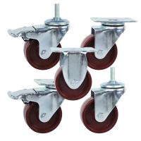 China 75mm Rigid Caster Wheels for sale