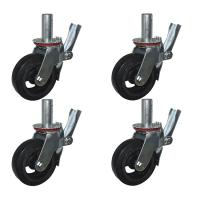 China 8inch Rubber Scaffolding Wheels for sale