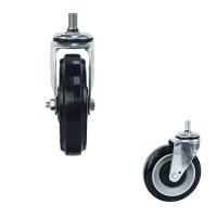 China 100mm PU Trolley Wheels Heavy Duty for sale