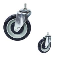 China 100mm PU Trolley Wheels Heavy Duty for sale