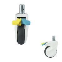 China 198lbs Loading 125mm Medical Casters With Ab Lock for sale