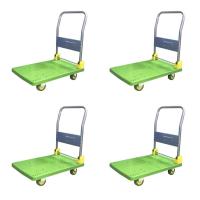 China 660lbs Capacity 90x60cm Foldable Platform Trolley Heavy Duty for sale