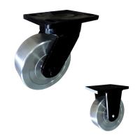 China Forged Steel 10 Inch Heavy Duty Caster Wheels 6600lbs Loading With Brake for sale