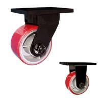China 3inch Width 3300lbs Capacity Super Heavy Duty Casters Polyurethane for sale