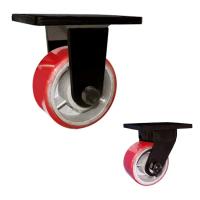 China 3inch Width 3300lbs Capacity Super Heavy Duty Casters Polyurethane for sale