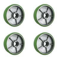 China 1000kg Loading 8x2inch Polyurethane Casters For Pallet Trucks for sale