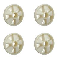 China 160x50mm Solid Nylon Wheels , 350kg Loading Hand Pallet Truck Wheels for sale