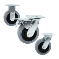 China 8inch 704lbs Loading Heavy Duty Conductive Casters For Trolleys for sale