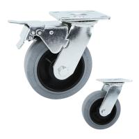 China 8inch 704lbs Loading Heavy Duty Conductive Casters For Trolleys for sale