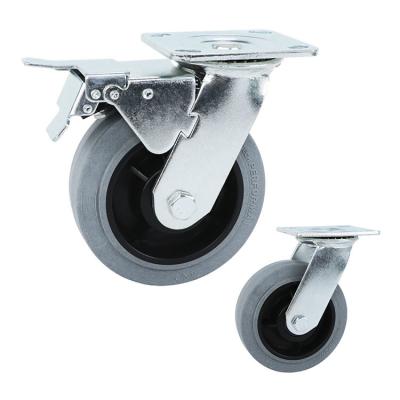 China 8inch 704lbs Loading Heavy Duty Conductive Casters For Trolleys for sale