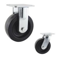 China ISO9001 200mm Heavy Duty Castors Heat Resistant With Roller Bearing for sale