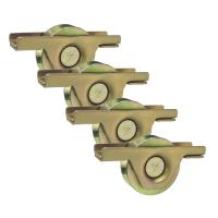 China 100kg Loading V Groove Wheels , 50mm Heavy Duty Castors for sale