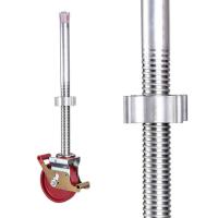 China 8inch 2200lbs Capacity Heavy Duty Scaffolding Wheels With Long Threaded Stem for sale