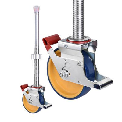 China Steel Treaded Stem Mobile Scaffolding Caster Wheel for Easy Maneuverability and Durable Performance for sale