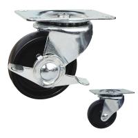 China 2 Inch 70kg Capacity Low Profile Caster Wheels For Industrial Machines for sale