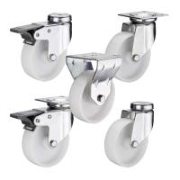 China 38kg Loading 50mm Nylon Wheels , ISO9001 Heavy Duty Nylon Caster Wheels for sale