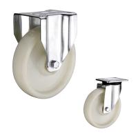 China 660lbs Capacity 4inch Nylon Casters With Swivel Top Plate for sale