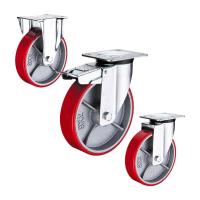 China 400kg Loading 6 Inch Polyurethane Wheels for sale