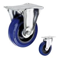 China ISO9001 242lbs Capacity 6 Inch Rubber Caster Wheels for sale