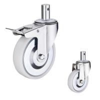 China 3inch 110lbs Loading Industrial Casters With Dust Covers for sale
