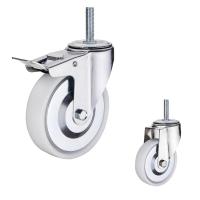 China 3inch 110lbs Loading Industrial Casters With Dust Covers for sale