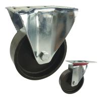 China ISO9001 4 Inch Cast Iron 154lbs Loading Industrial Casters for sale